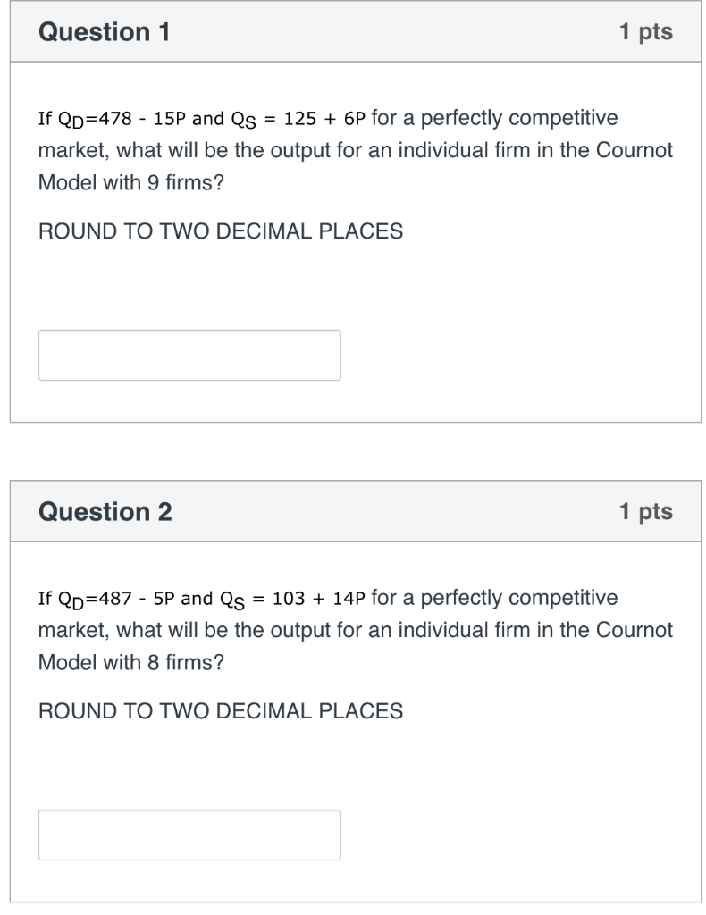 Solved Question 1 pts If QD-478-15P and QS-125 + 6P for a | Chegg.com