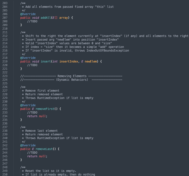 Solved * If list is already empty, then do nothing * No | Chegg.com
