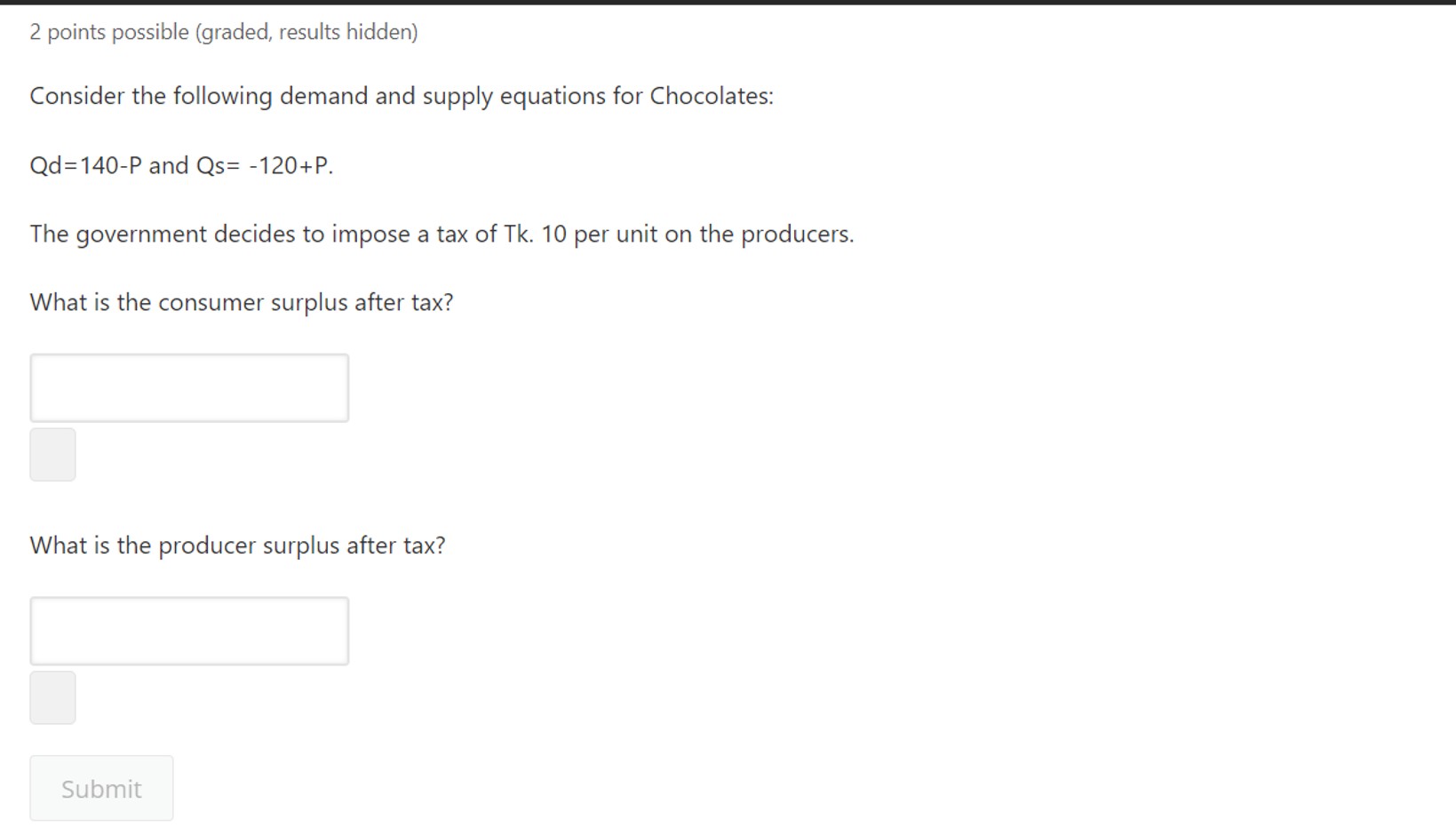 Solved 2 ﻿points possible (graded, ﻿results hidden)Consider | Chegg.com