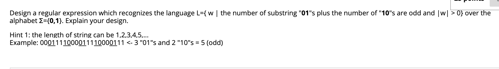 Solved Design A Regular Expression Which Recognizes The 5081