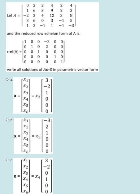 Solved 2 3 ANN 02 4 2 4 16 9 Let A = 1-2 3 4 12 3 8 3 6 0 3 | Chegg.com
