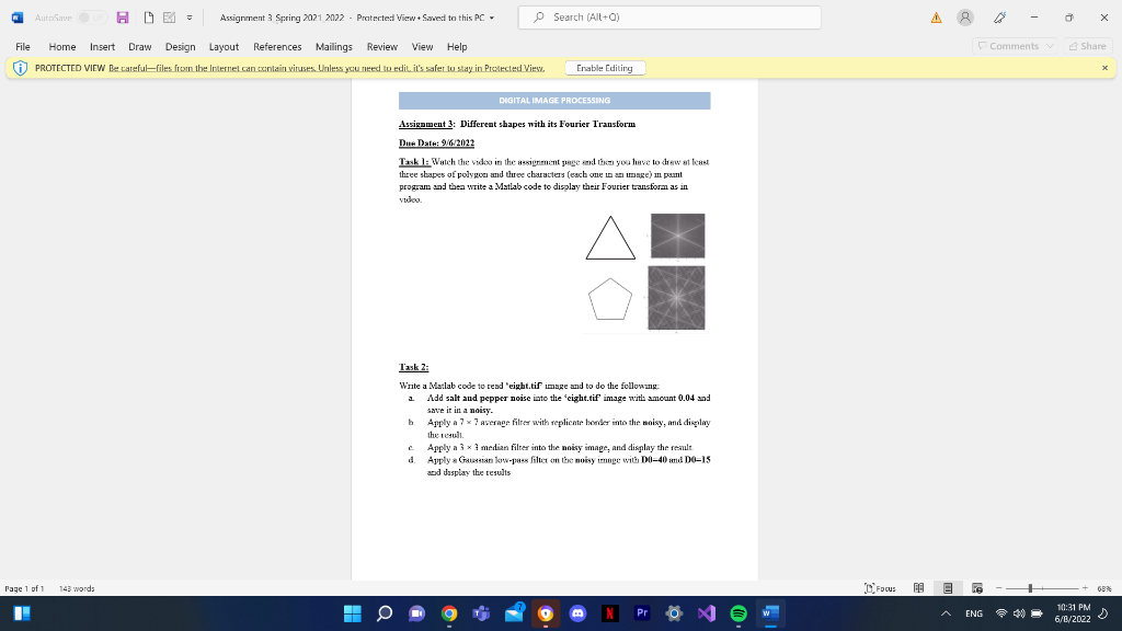 Solved AutoSave ADM- Assignment 3 Spring 2021 2022 Protected | Chegg.com