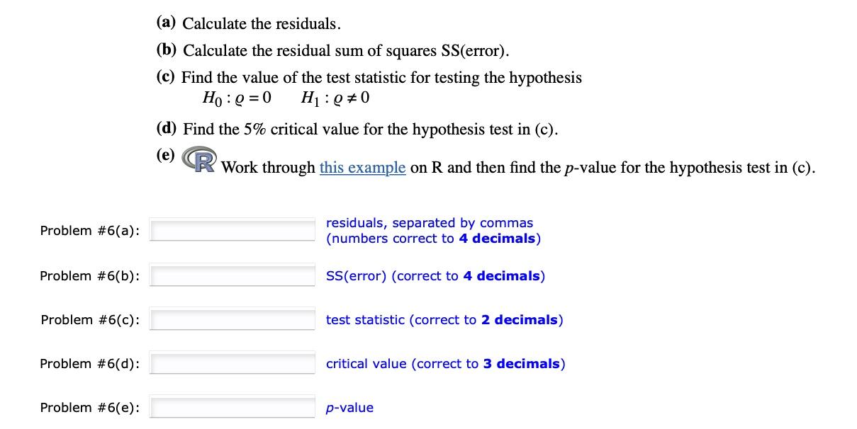 Solved Problem #6(a): Problem #6(b): Problem #6(c): Problem | Chegg.com