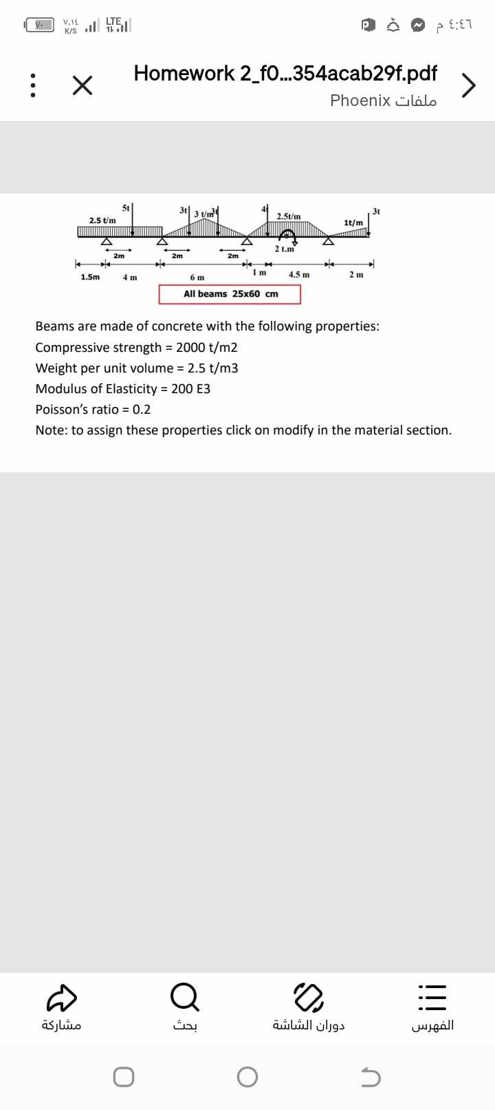 Solved Beams are made of concrete with the following | Chegg.com