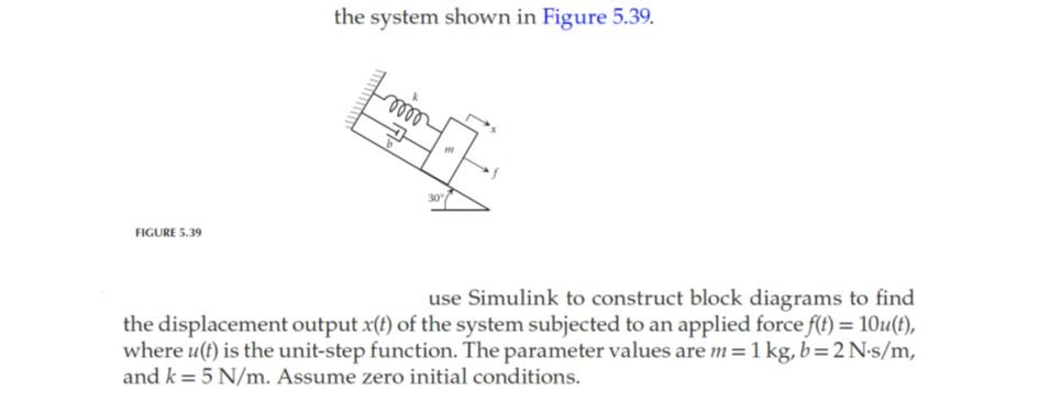 Solved the system shown in Figure 5.39. 000 FIGURE 5.39 use | Chegg.com