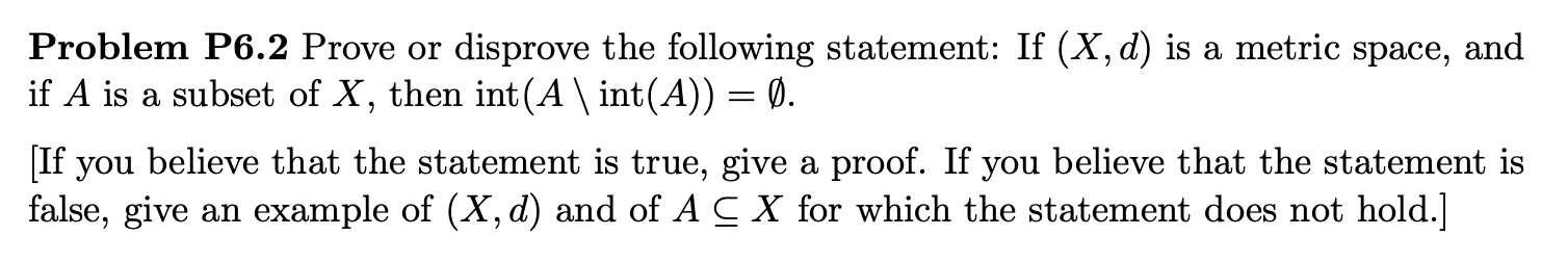 Solved Problem P6.2 Prove or disprove the following | Chegg.com