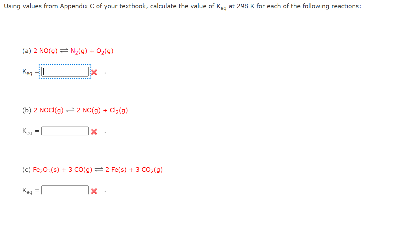 Solved Using values from Appendix C of your textbook, | Chegg.com