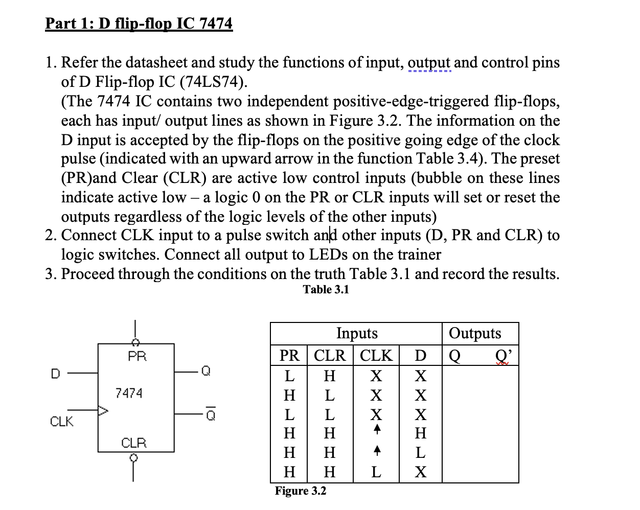 Solved 1. Refer the datasheet and study the functions of | Chegg.com