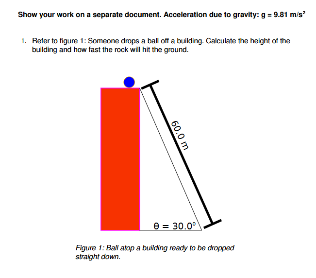 Solved Show your work on a separate document. Acceleration | Chegg.com