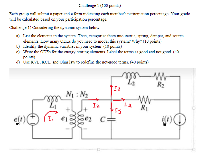 Solved Challenge 1 (100 points) Each group will submit a | Chegg.com