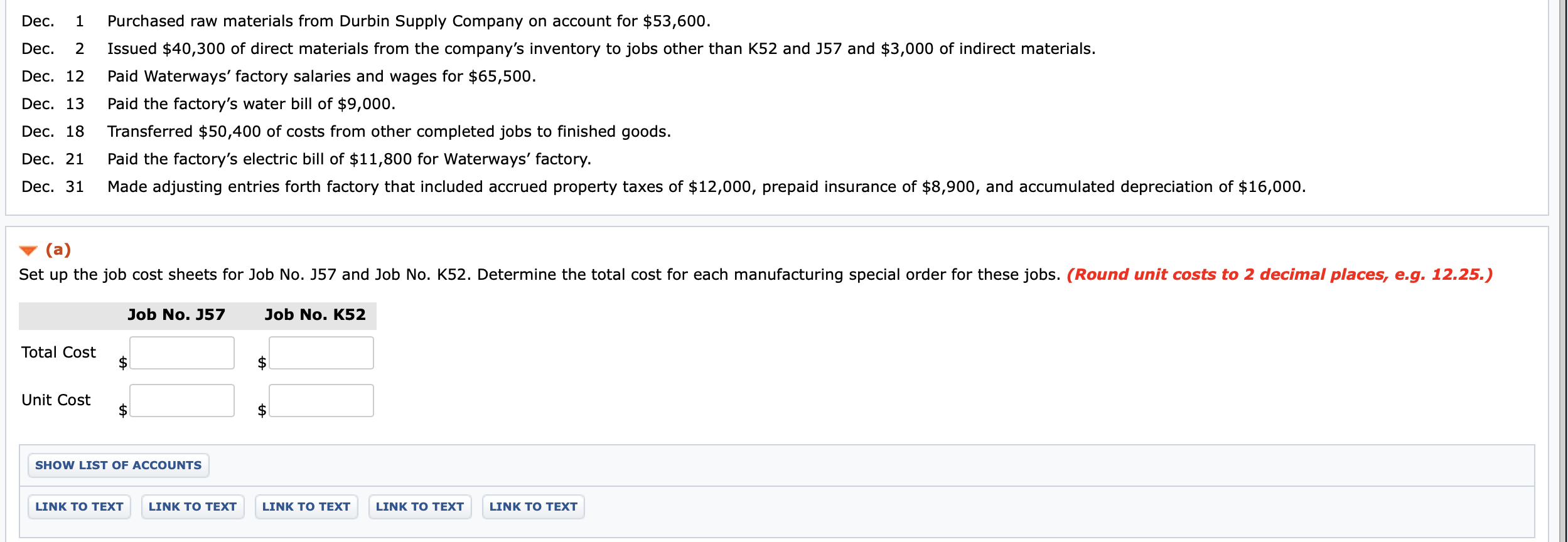 Solved Waterways Problem 02 a-c (Part Level Submission) | Chegg.com