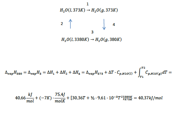 H20 (1) = H20 (8) Cp, H20 = 75,4 J K mol? Cp, H20 = | Chegg.com