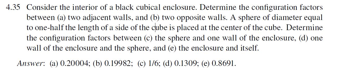 35 Consider the interior of a black cubical | Chegg.com