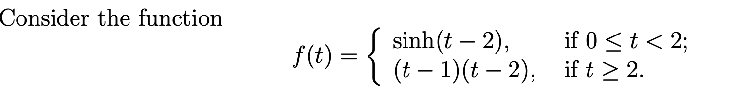 Solved Determine the Laplace Transform of f(t) using MATLAB | Chegg.com