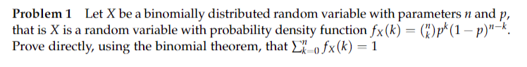 Solved Problem 1 Let X be a binomially distributed random | Chegg.com