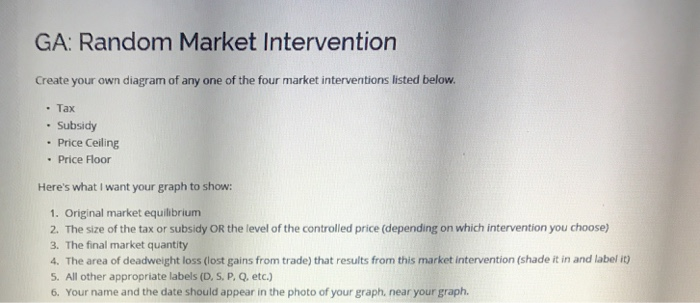 Solved GA: Random Market Intervention Create your own | Chegg.com