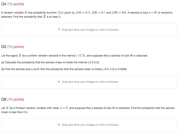 Solved Q4 (10 points) A random variable X has probability | Chegg.com
