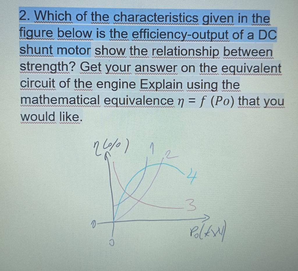 Solved 2. Which of the characteristics given in the figure | Chegg.com