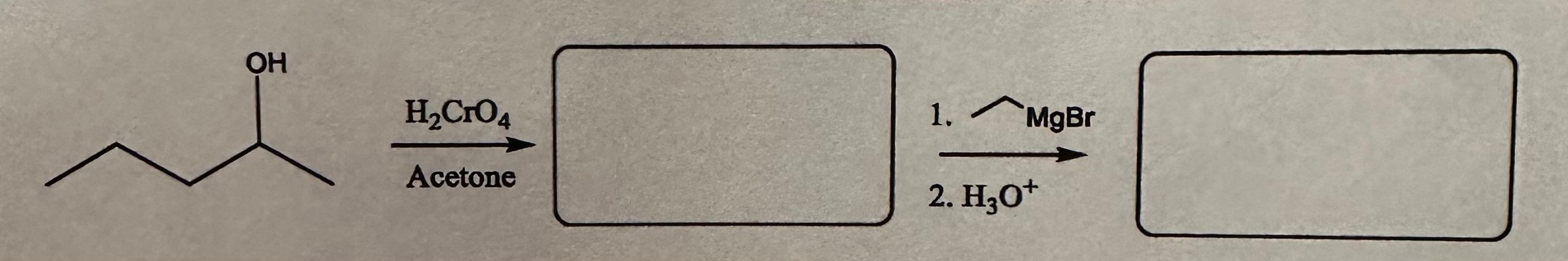 Solved Acetone H2CrO4 | Chegg.com