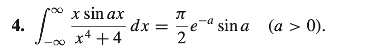 Solved Use residues to derive the integration formulas in | Chegg.com