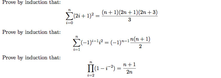 Solved Prove by induction that i+2n+n+3) Prove by induction | Chegg.com