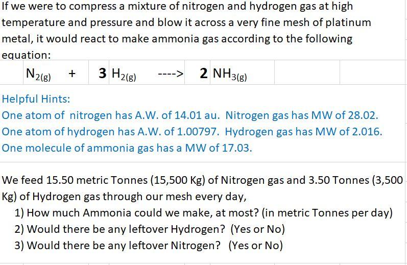 Solved If we were to compress a mixture of nitrogen and | Chegg.com