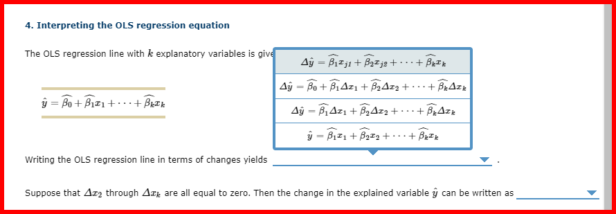Solved First-order OLS conditions: multiple regression n | Chegg.com