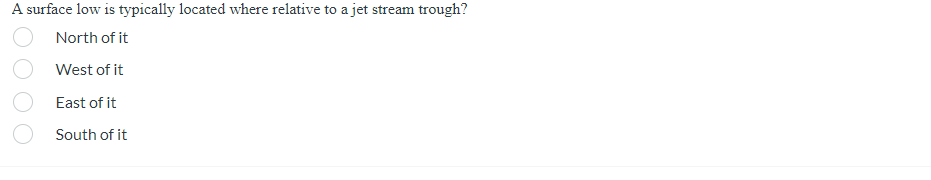 Solved An upper-level ridge indicates Low heights and warm | Chegg.com