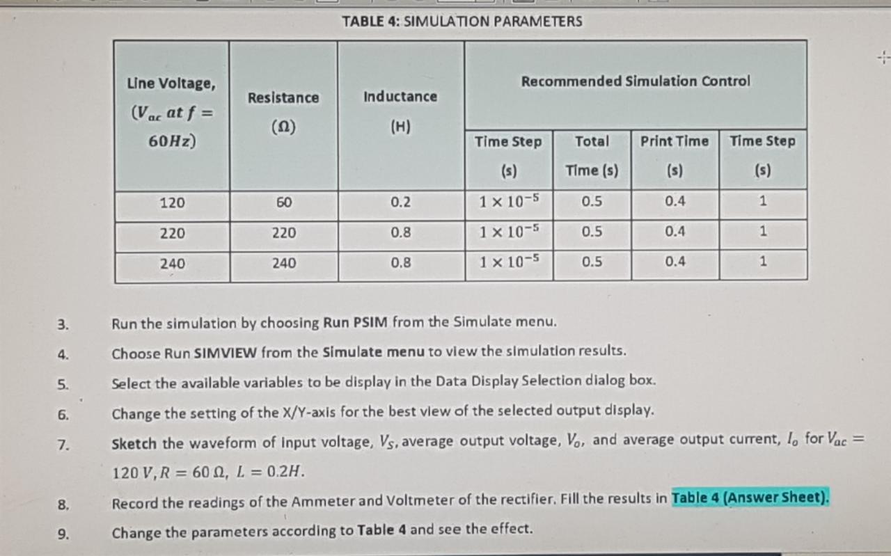 Solved 1.2 HALF-WAVE RECTIFIER WITH RESISTIVE-INDUCTIVE LOAD | Chegg.com