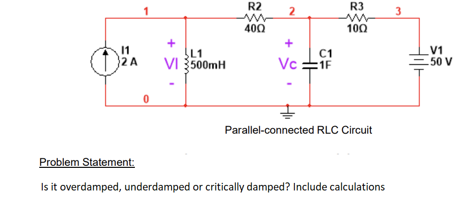 Solved Parallel-connected RLC Circuit Problem Statement: Is | Chegg.com Solved Parallel-connected RLC Circuit Problem Statement: Is | Chegg.com