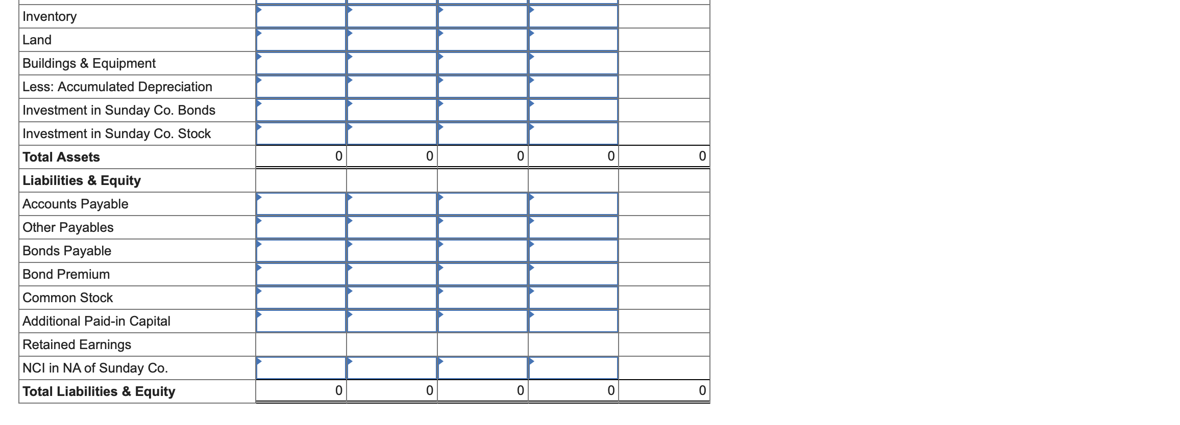 Solved Puzzle Corporation purchased 75 percent of Sunday | Chegg.com