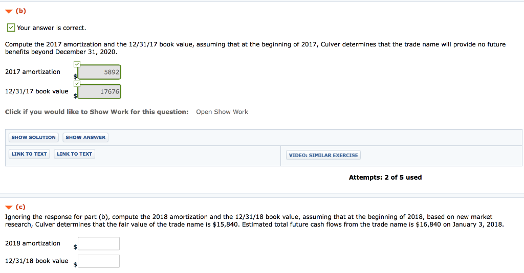 Solved Exercise 12-7 (Part Level Submission) In early | Chegg.com