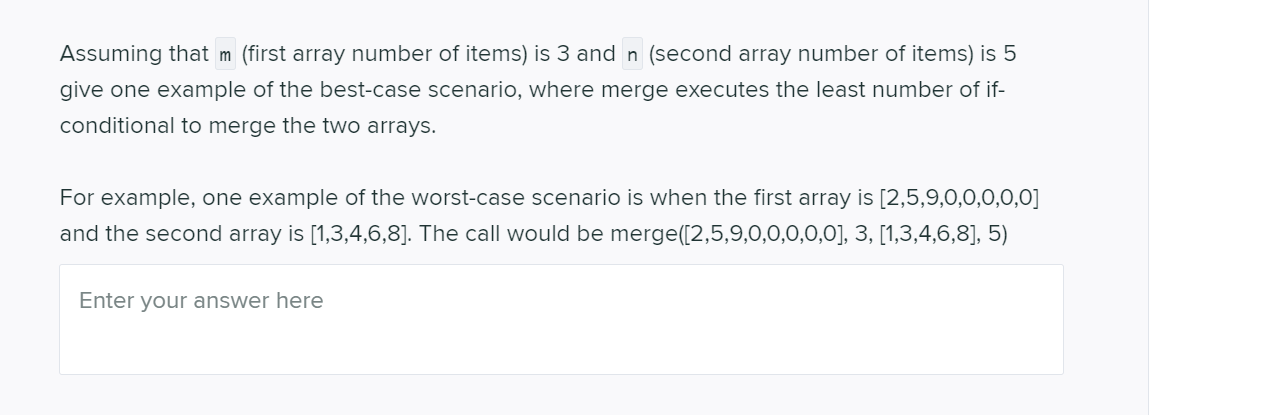Solved Q2 Arrays 10 Points The recitation problem Merge Two | Chegg.com
