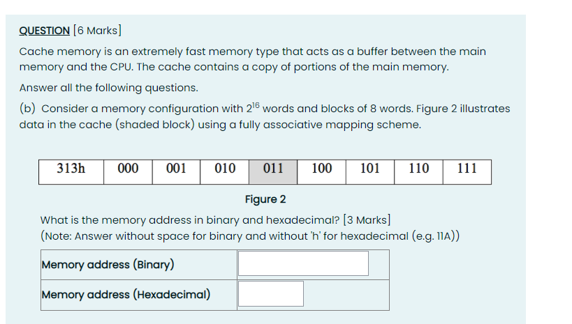 Solved c) Suppose a single cache fronting the main memory, | Chegg.com