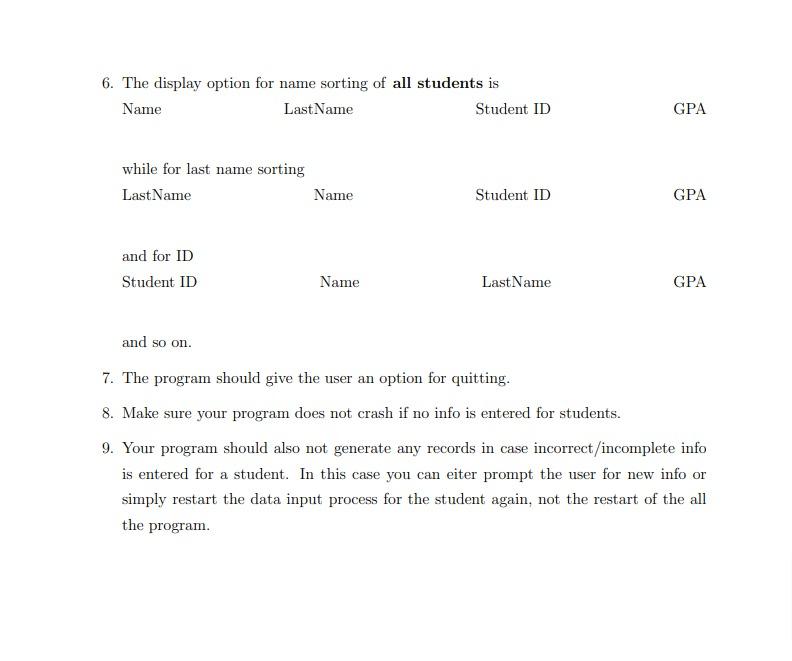Solved 4. After the data is taken for the students, we need | Chegg.com