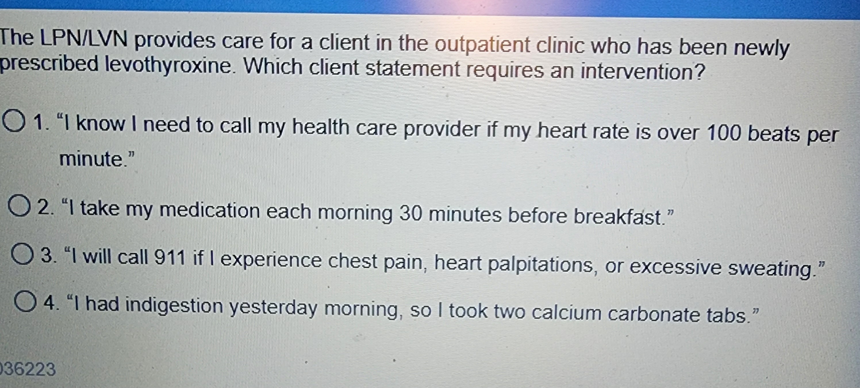 Solved The LPN/LVN provides care for a client in the | Chegg.com