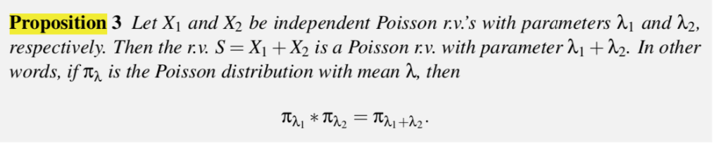 Solved Proposition 3 Let Xi and X2 be independent Poisson | Chegg.com