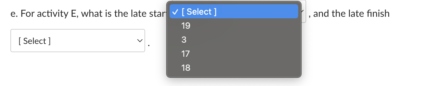 Solved Given the project within the table below, calculate | Chegg.com