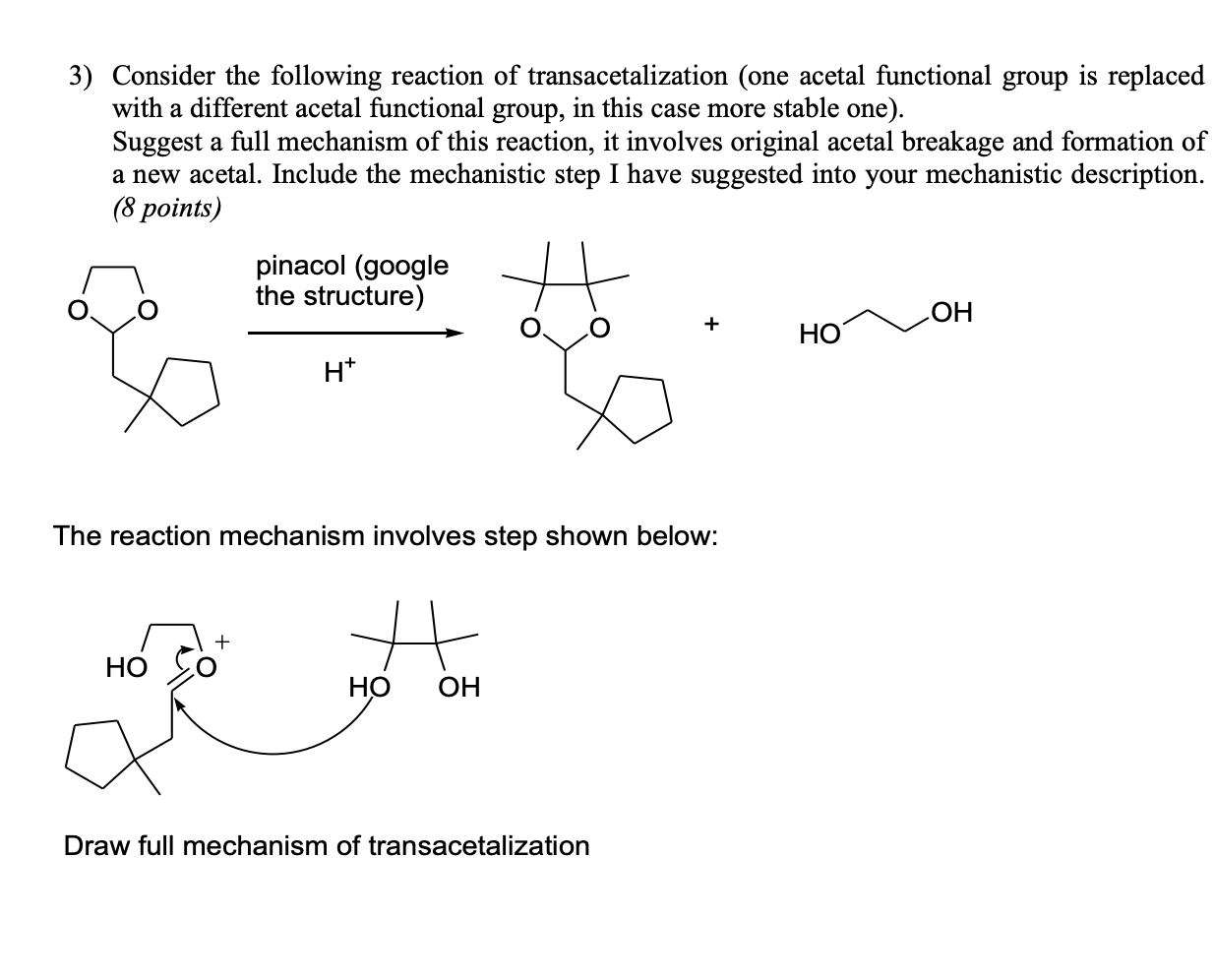 Solved 3. Consider the following reaction of | Chegg.com