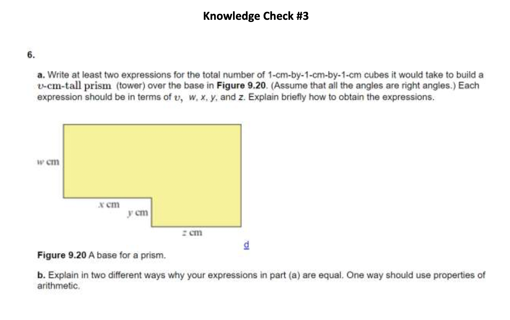Solved Knowledge Check \#3 6. a. Write at least two | Chegg.com