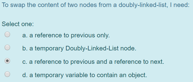 Solved To swap two variables containing two different | Chegg.com