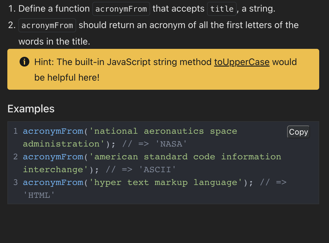 Solved 1 Define A Function That Accepts A String 2 Should 3065