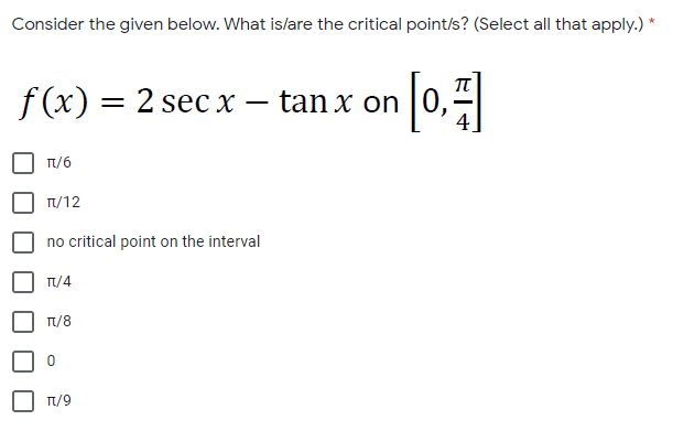 Solved Part 4- Optimization using Calculus: Answer | Chegg.com