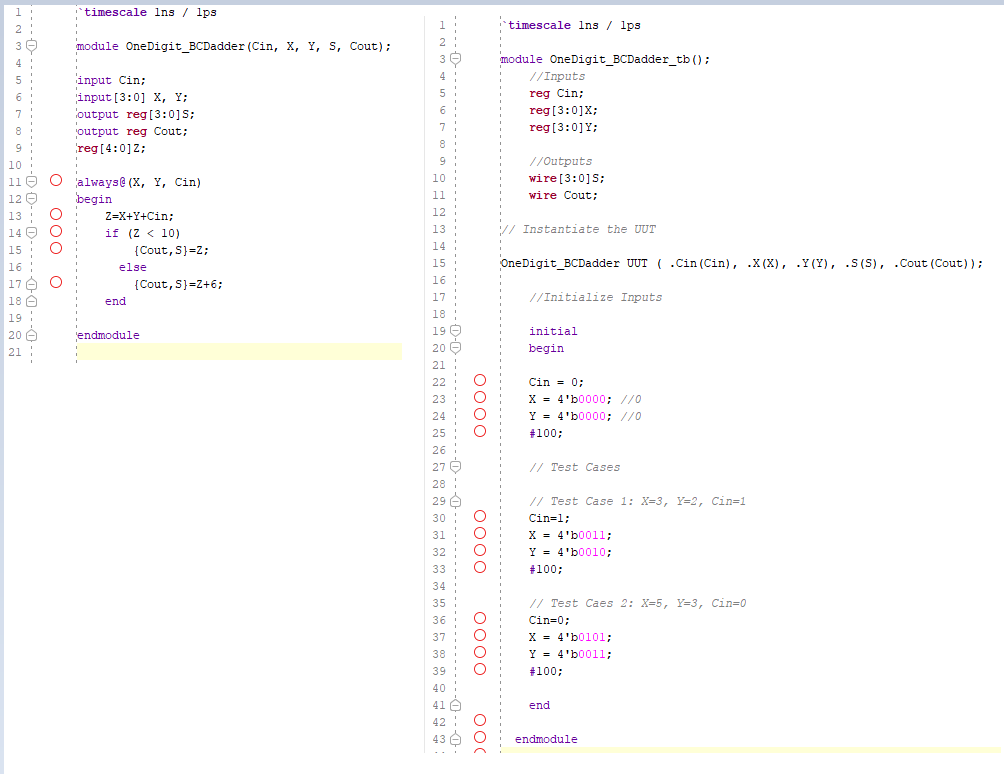 Solved Design a two-bit BCD adder by employing the one-digit | Chegg.com