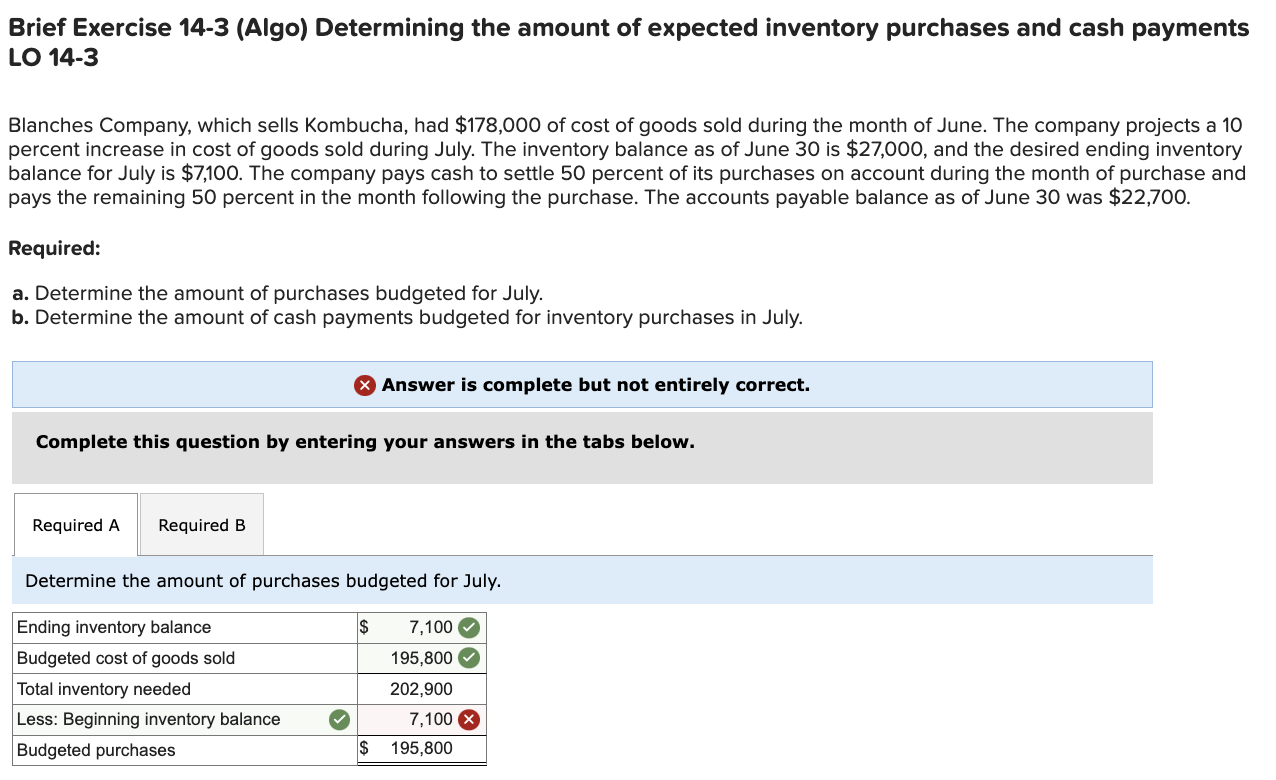 Solved Brief Exercise 14-3 (Algo) ﻿Determining the amount of | Chegg.com