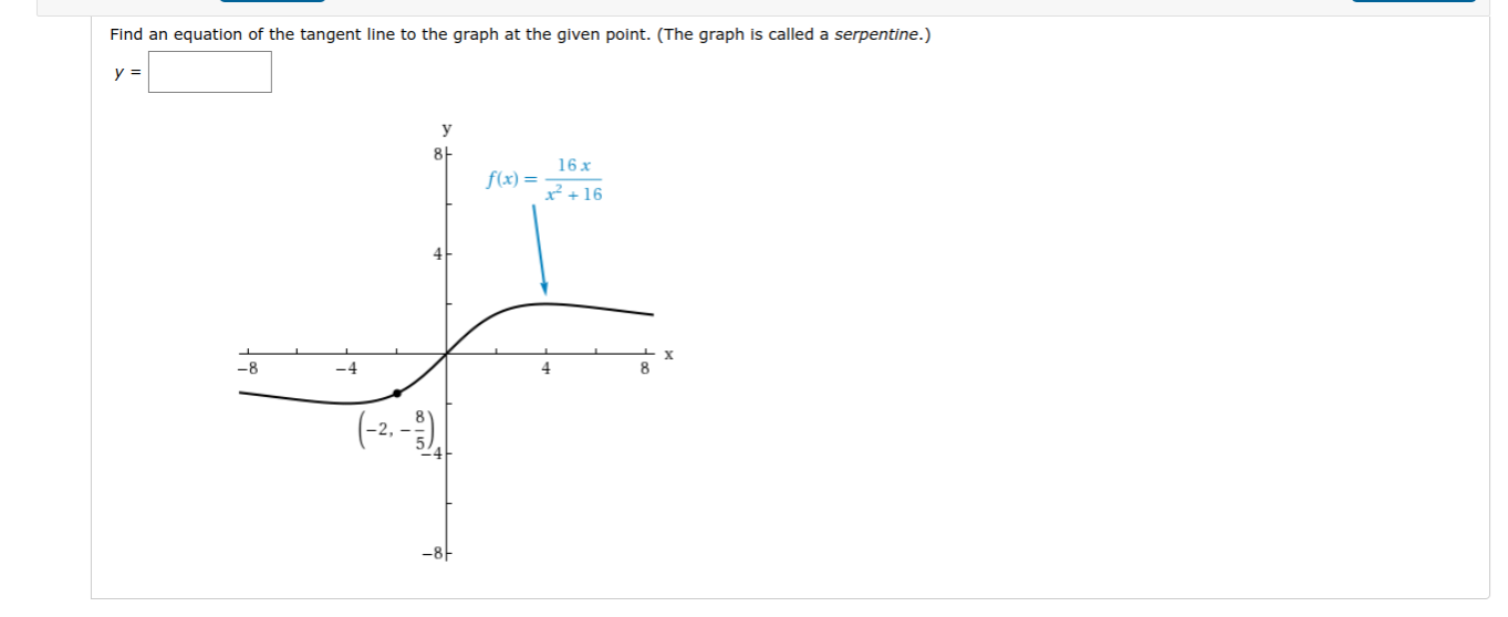 Solved Find an equation of the tangent line to the graph at | Chegg.com