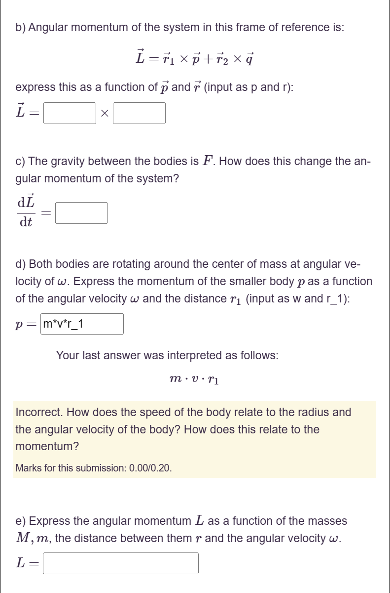 Solved In this assignment you'll derive angular momentum of | Chegg.com