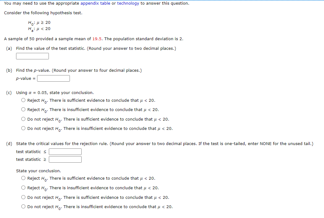 Solved You may need to use the appropriate appendix table or | Chegg.com