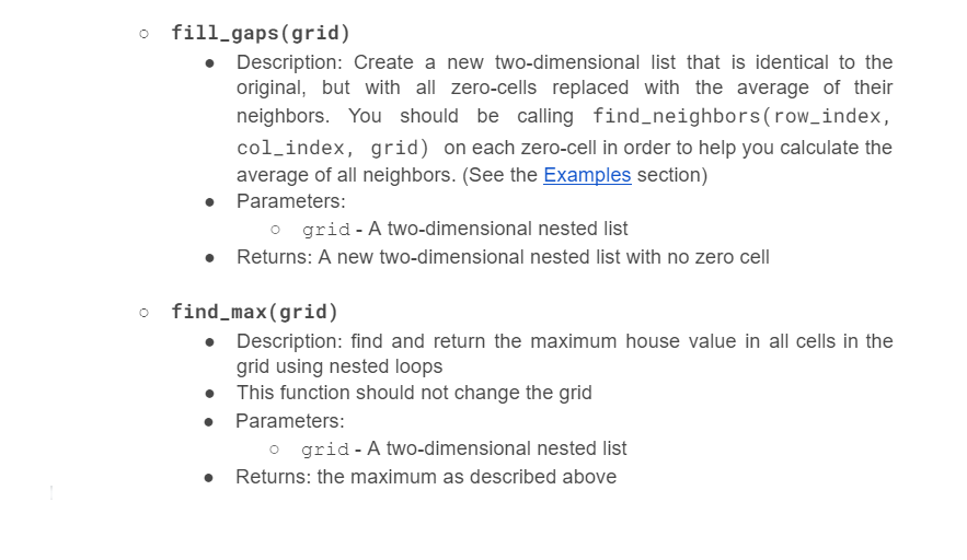 Solved Short Description (Python 3) You will implement a | Chegg.com