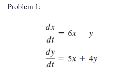 Solved please solve the given differeitnal equation finding | Chegg.com